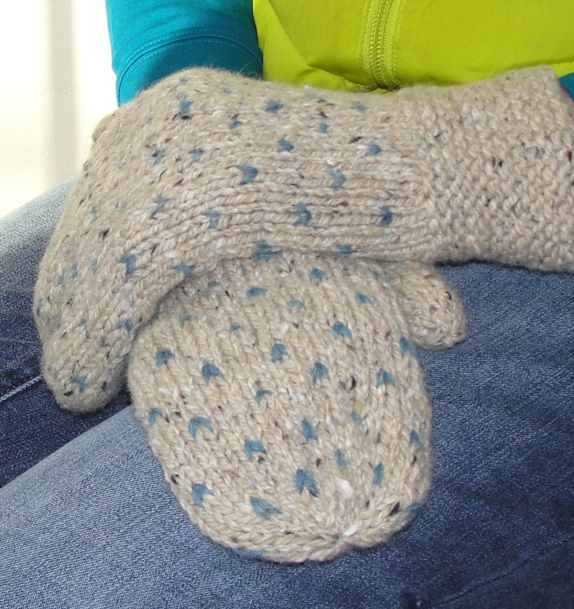 KNITTING PATTERN Dublin Mittens for Adult/teens Sizes SML - Etsy