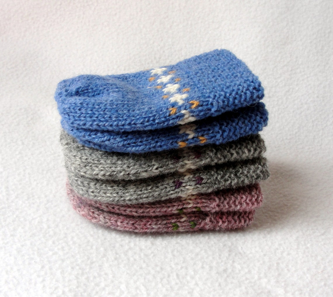KNITTING PATTERN Minikin Baby Mitts Knit Pattern Baby Mitts Baby Mitten ...