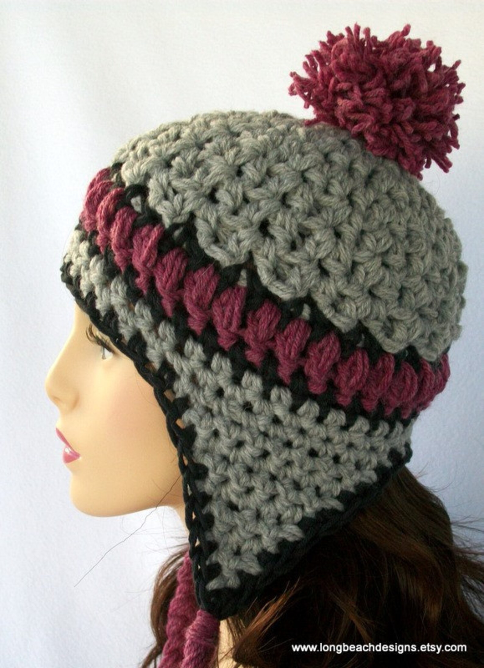 Crochet Pattern Crochet Ear Flap Hat Pattern Aspen Highlands - Etsy
