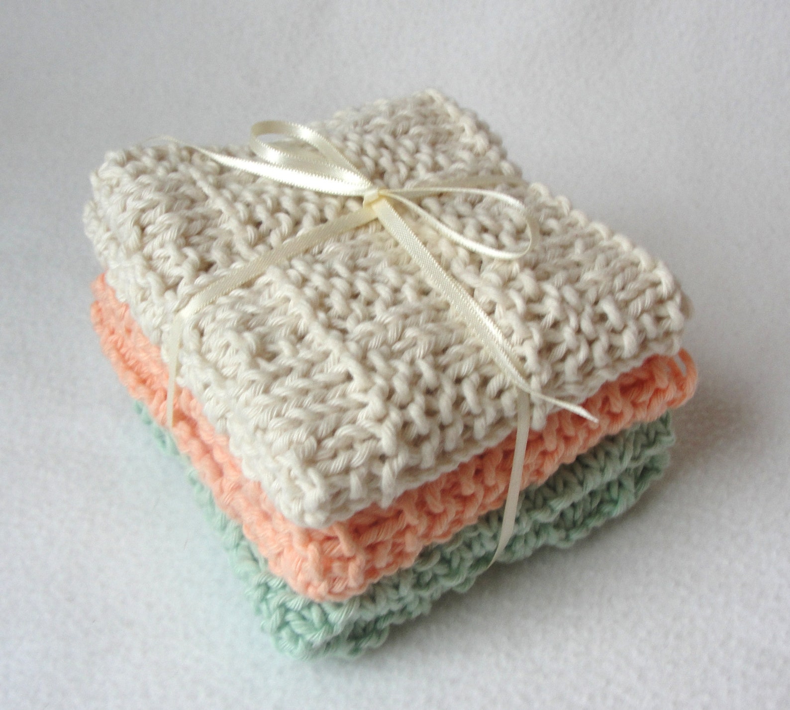 KNITTING Pattern Essentials Face Cloth Wash Cloth Sets Knit - Etsy