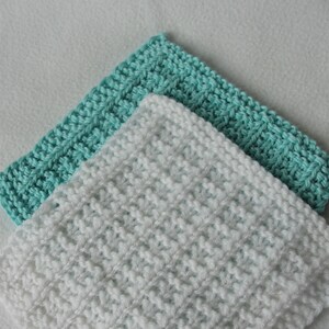 KNITTING Pattern Plush Face Cloth Wash Cloth Sets, Knit Wash Cloth ...