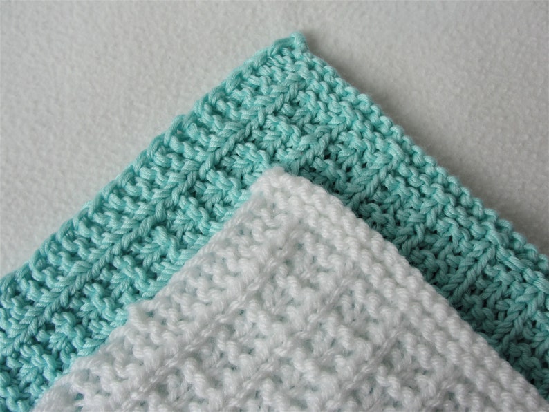 KNITTING Pattern Plush Face Cloth Wash Cloth Sets, Knit Wash Cloth ...