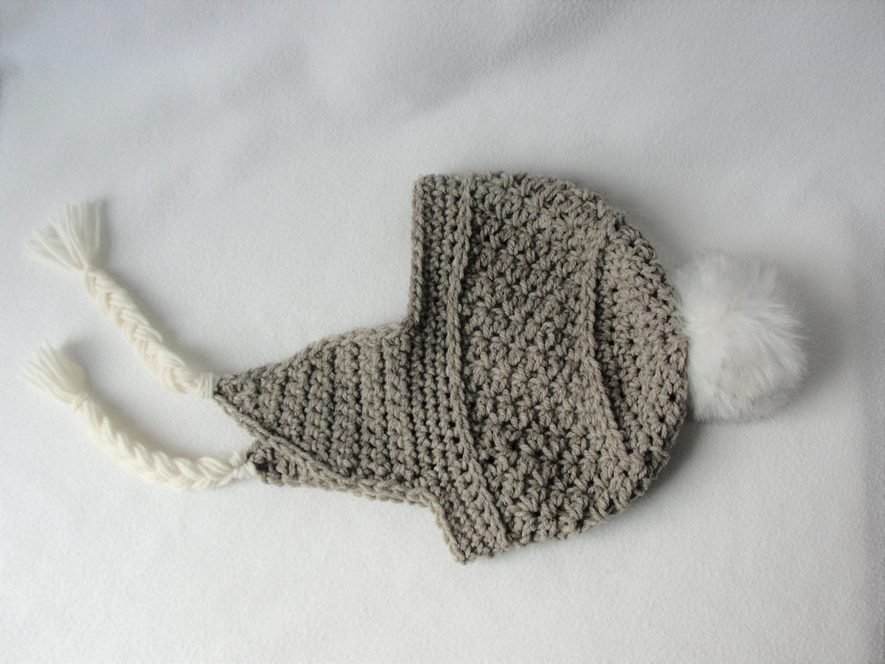 Crochet Pattern Crochet Ear Flap Pattern Long Ridge Ear Flap - Etsy UK