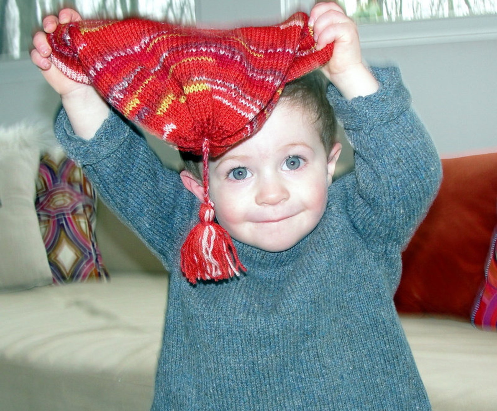 KNITTING PATTERN Knit Beanie Pattern Chili Pepper Beanie Hat | Etsy