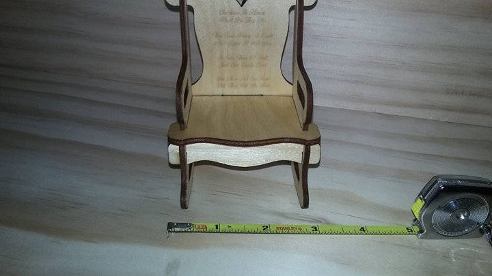 Christmas in Heaven Rocking Chair Ornament - Etsy