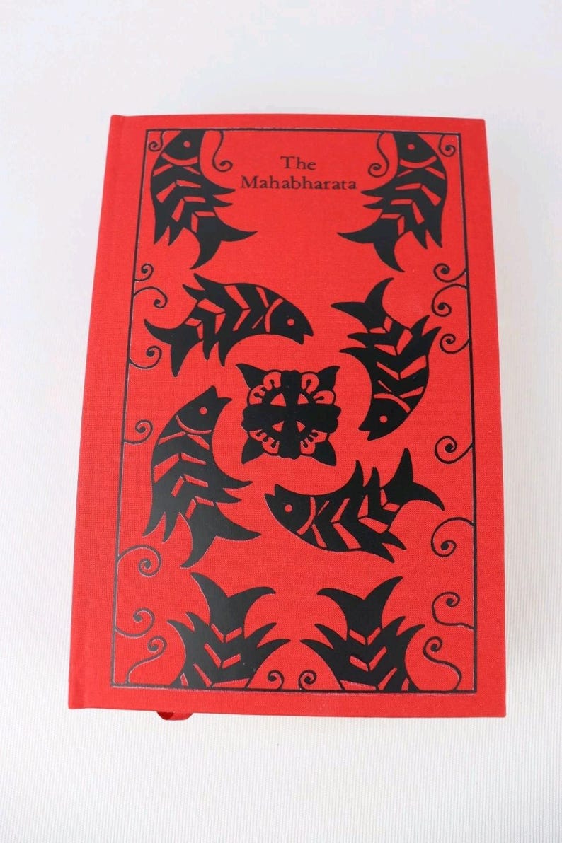 The Mahabharata John D Smith Penguin Classics Handmade Rebound Custom ...