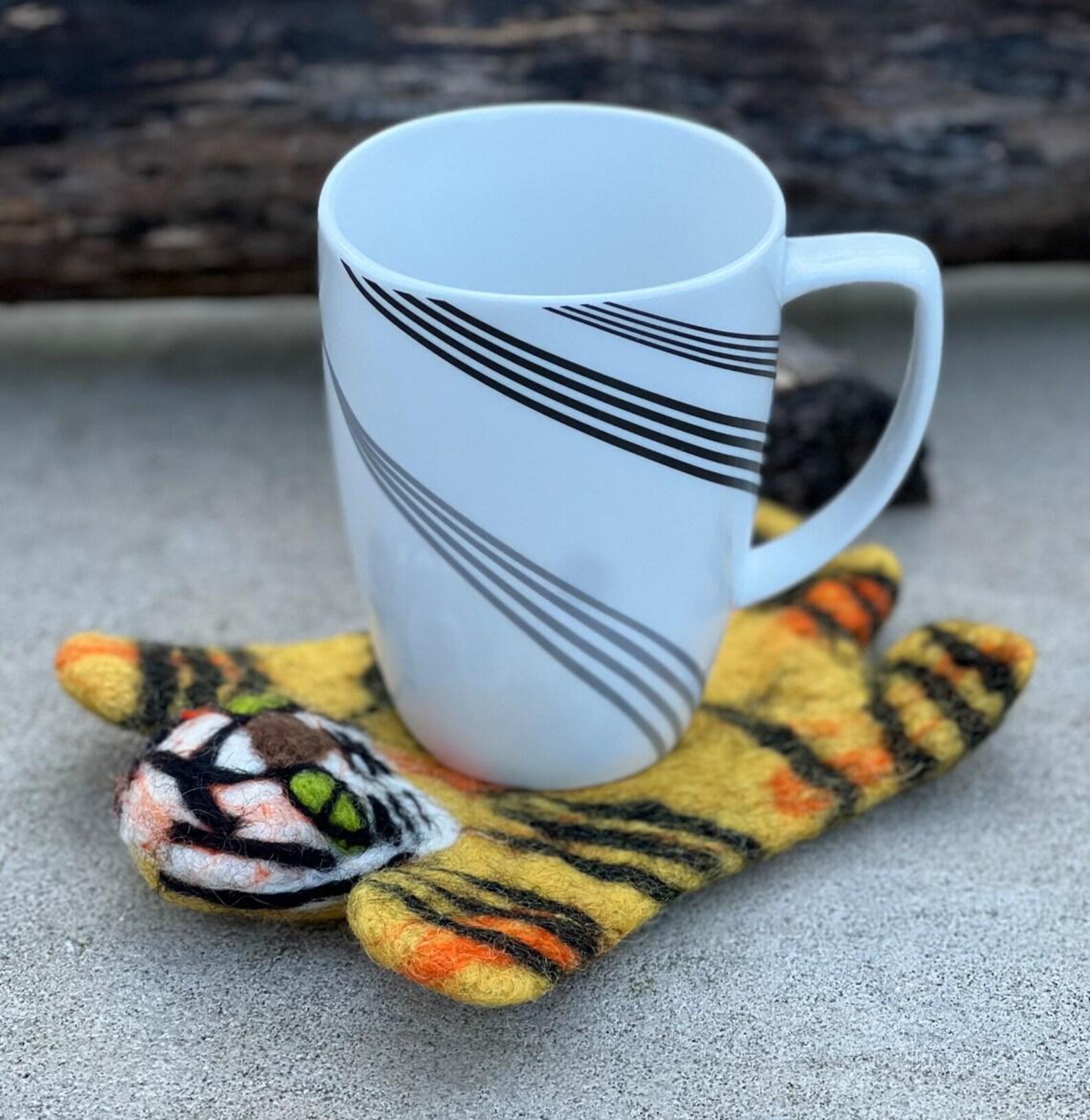 Handmade Felt Animal Coasters: Eco-friendly Drink Coasters - Etsy