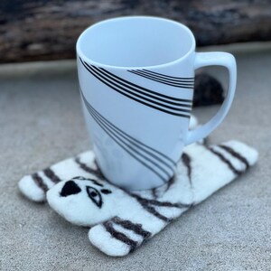 Handmade Felt Animal Coasters: Eco-friendly Drink Coasters - Etsy