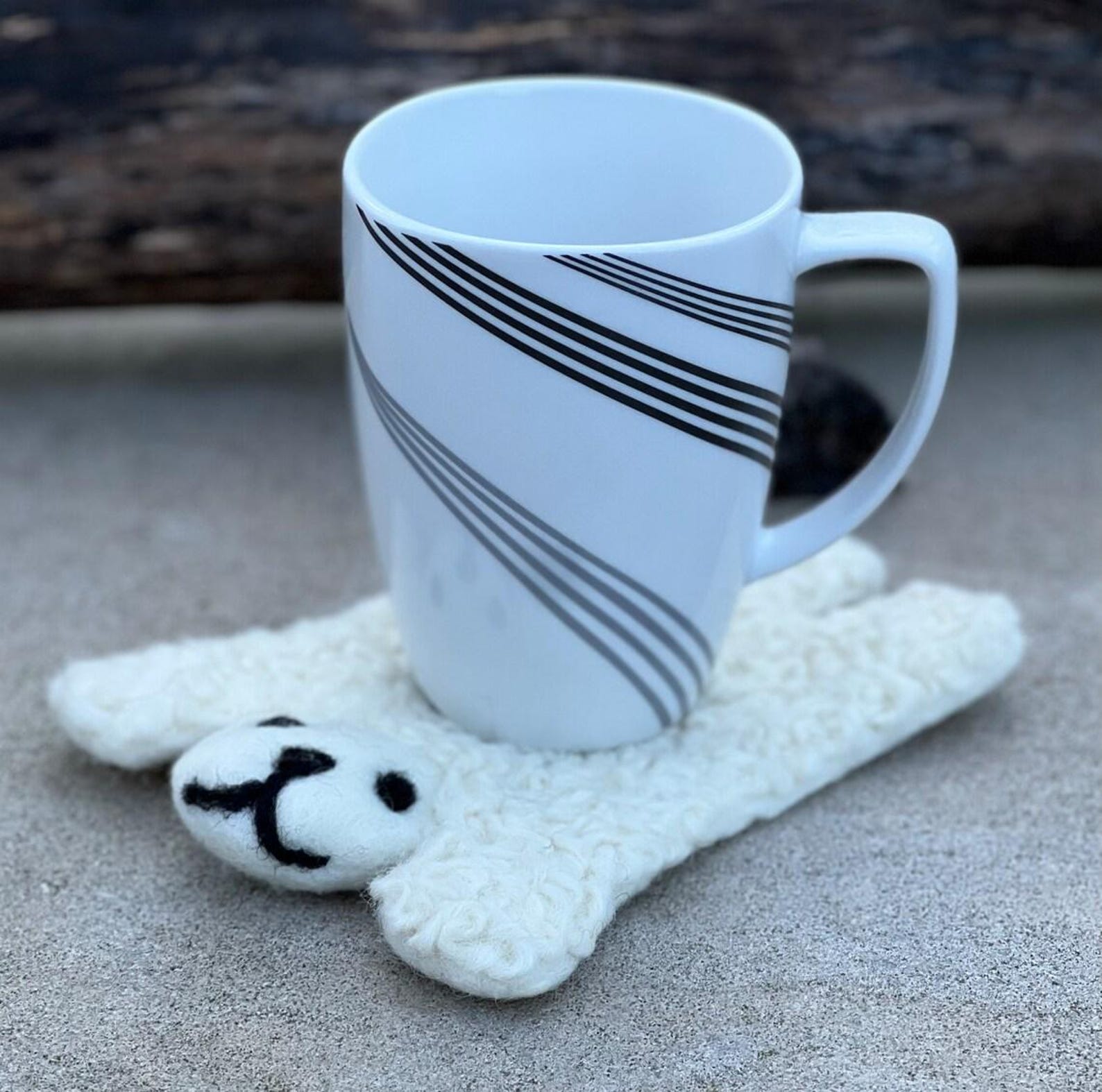 Handmade Felt Animal Coasters: Eco-friendly Drink Coasters - Etsy