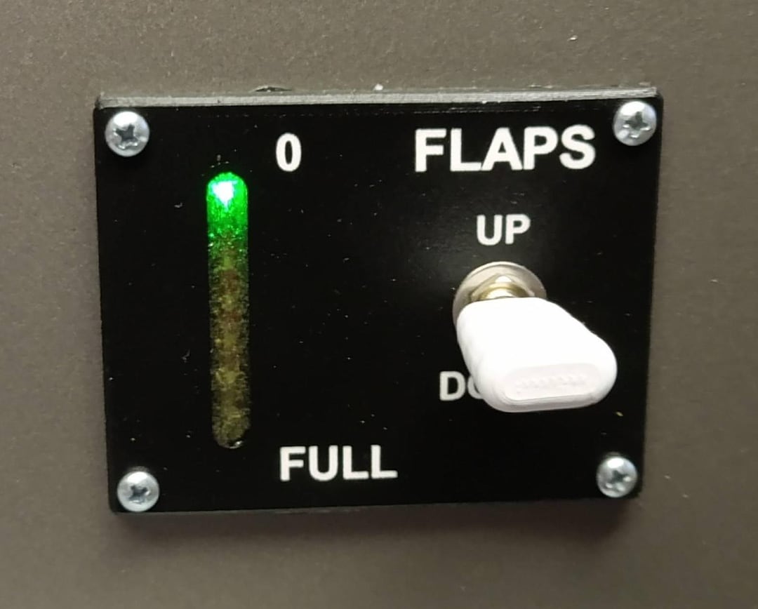 Flaps Module for Flight Sim | MSFS & X-plane | LED Indicator ...