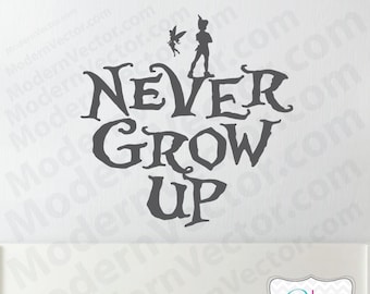 Never grow up | Etsy