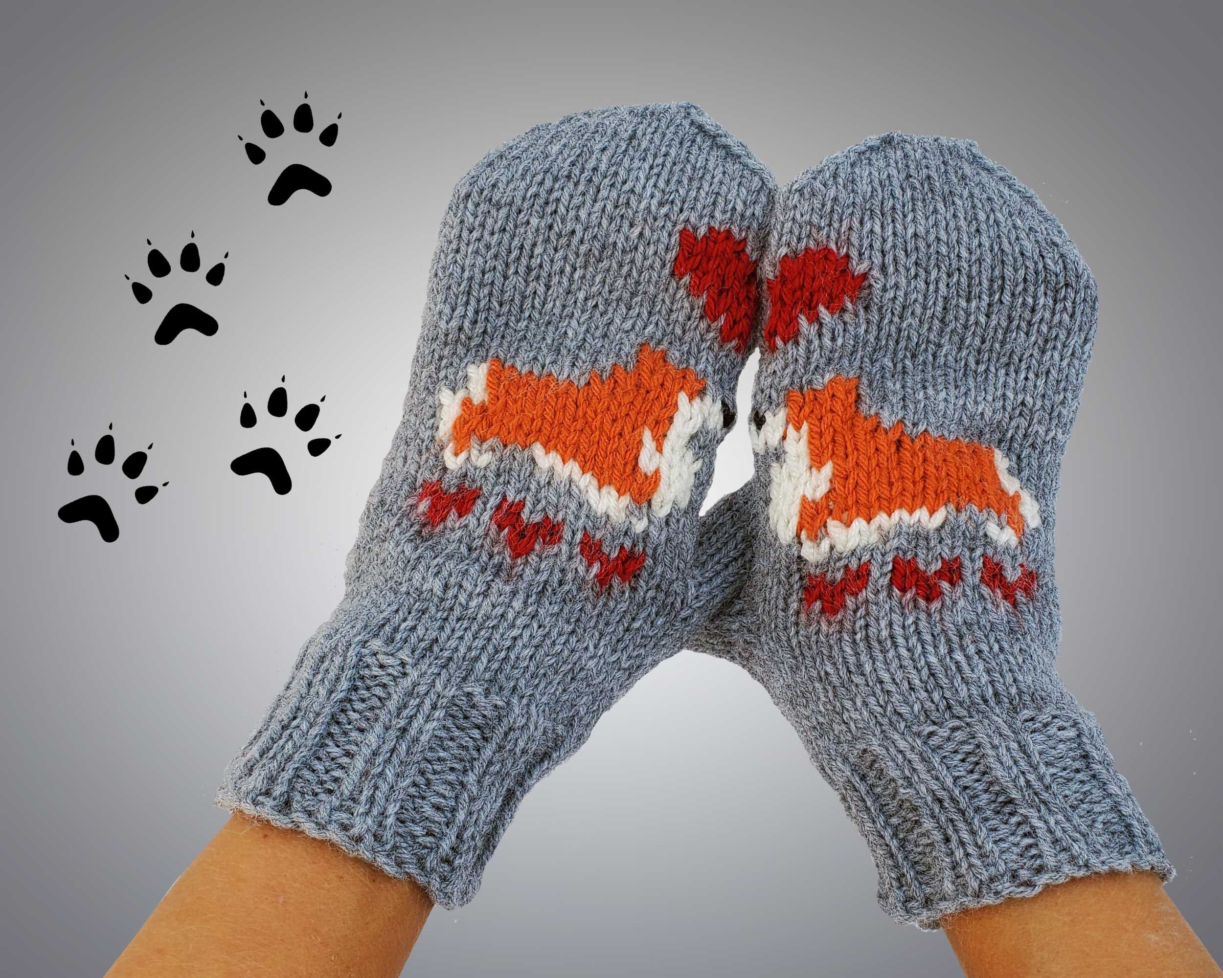 Corgi Mittens Knitting Pattern Instant PDF Download Pattern - Knit Your ...