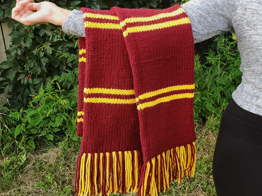 Wizard Scarf Knitting Pattern Instant PDF Download Pattern Gryffindor ...