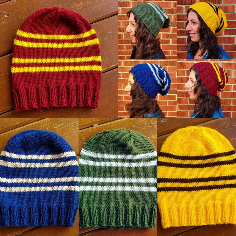 Wizard Slouchy Hat Knitting Pattern Instant PDF Digital Download Knit ...