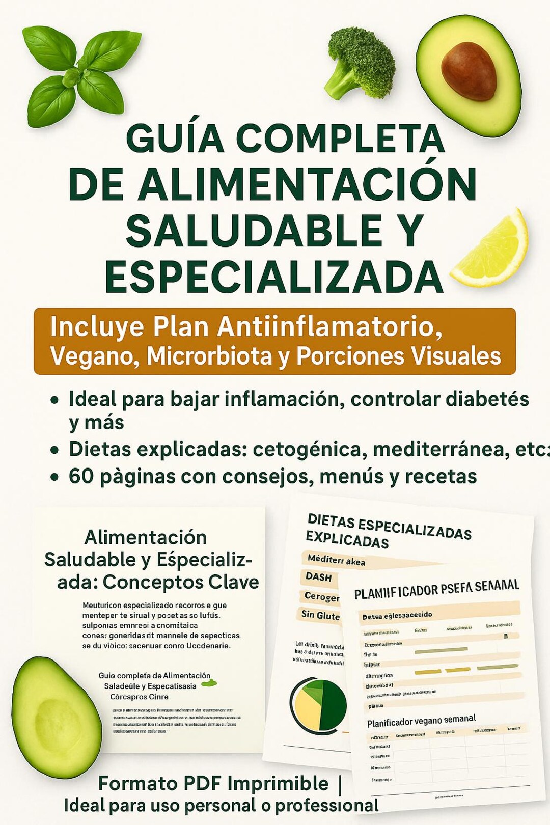 Specialized Healthy Eating PDF Guide (60 Pages) | Anti-inflammatory ...