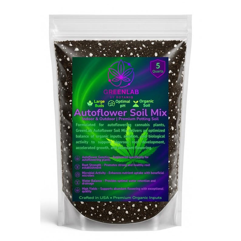 Organic Living Soil Mix | Super Soil With Mycorrhizae & Worm Castings ...
