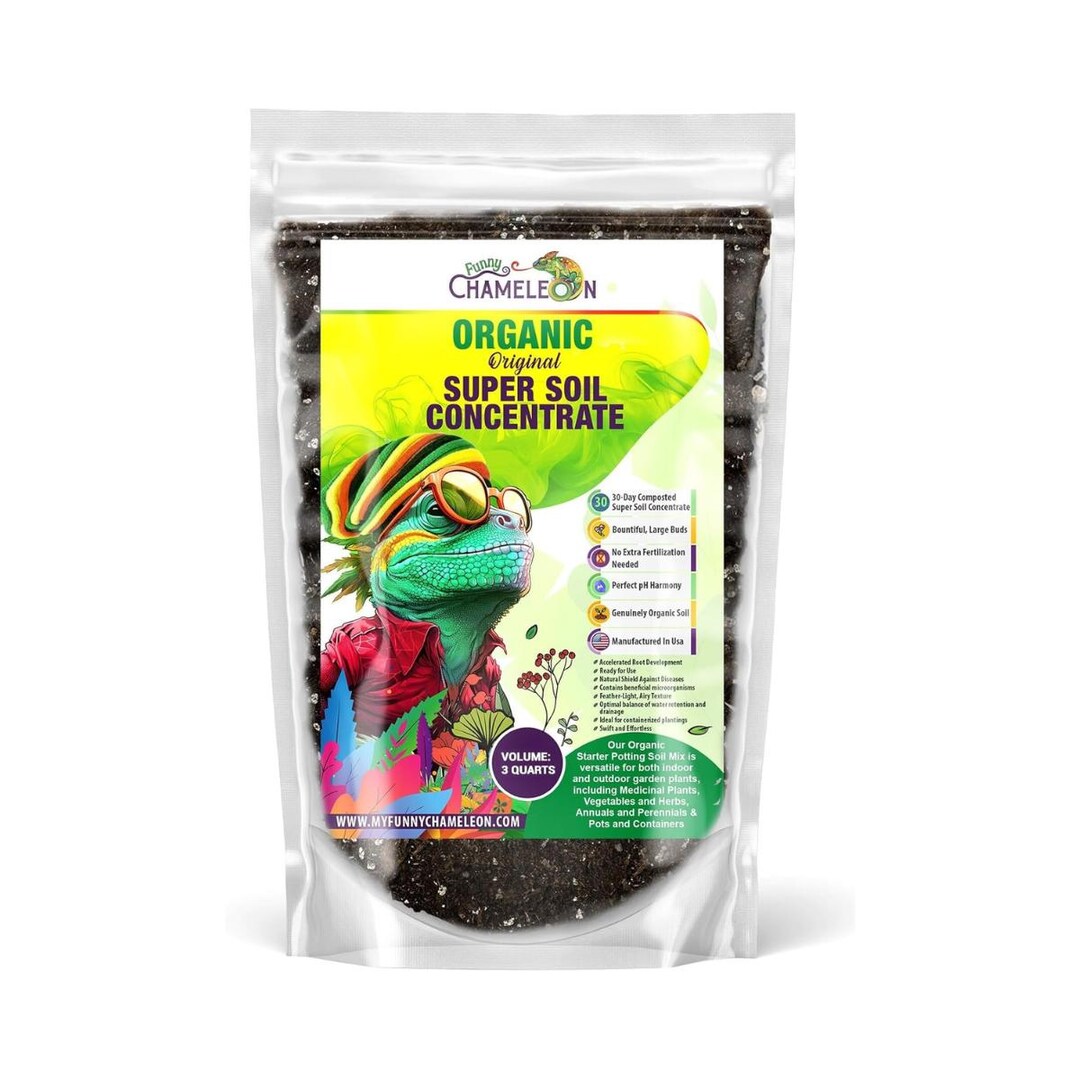 Organic Super Soil Concentrate With Mycorrhizae Living Soil Mix for ...