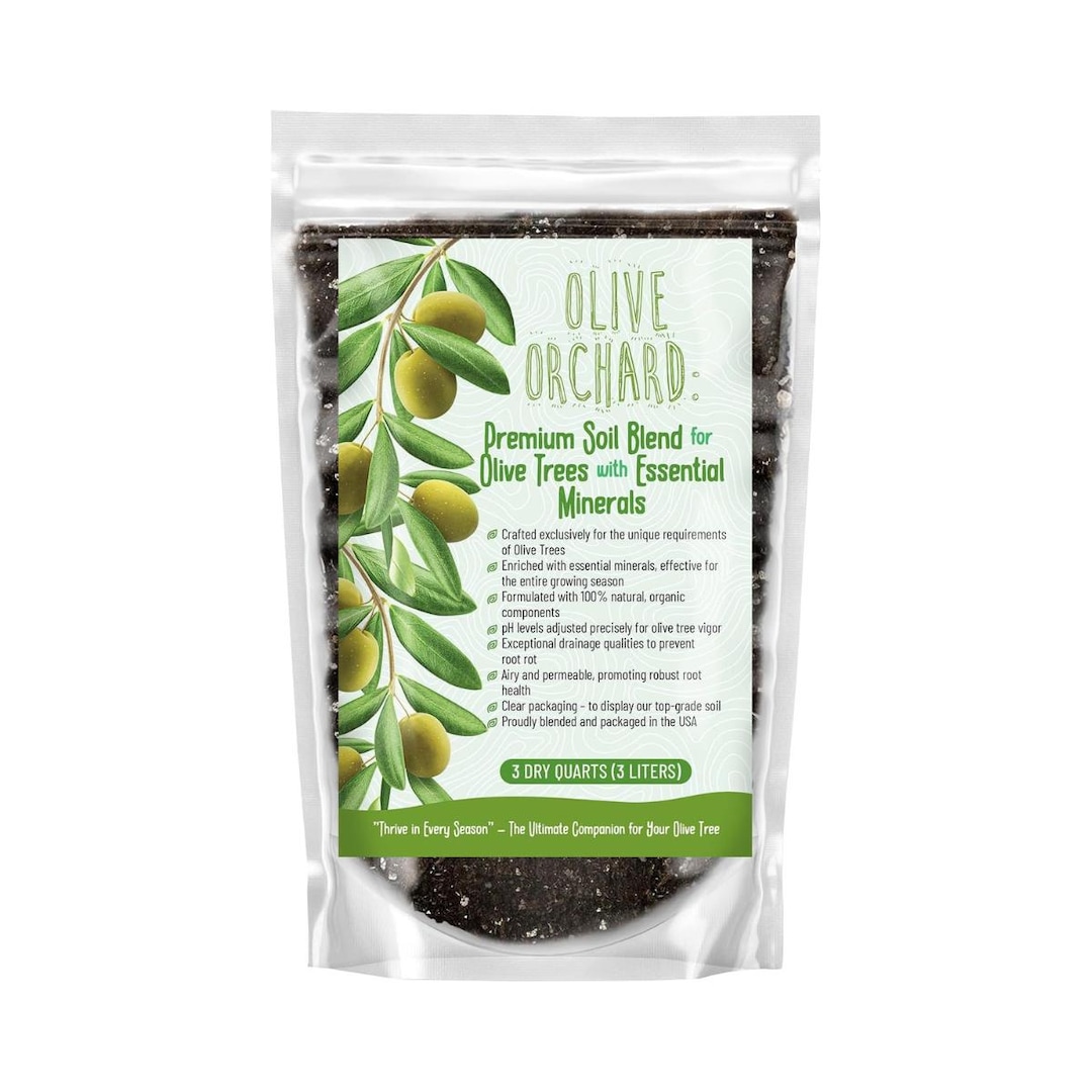 Olive Tree Potting Mix | Organic Soil W/ Fertilizer for Indoor ...