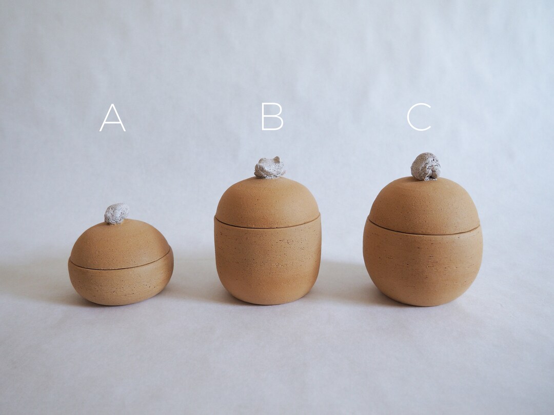 Moon Rock Jar // Ceramic Lidded Vessel - Etsy Australia