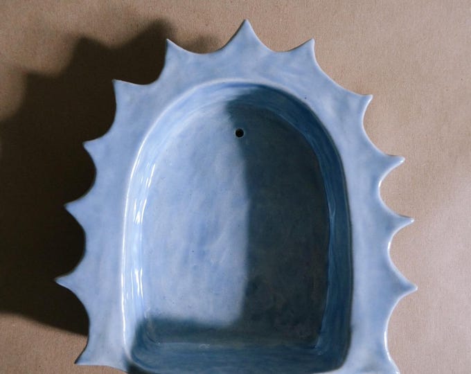 Ceramic Wall Altar in Blue Rays - Etsy