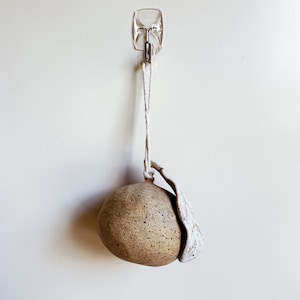 Ceramic Mandarin Orange Ornament // Handmade Pottery - Etsy