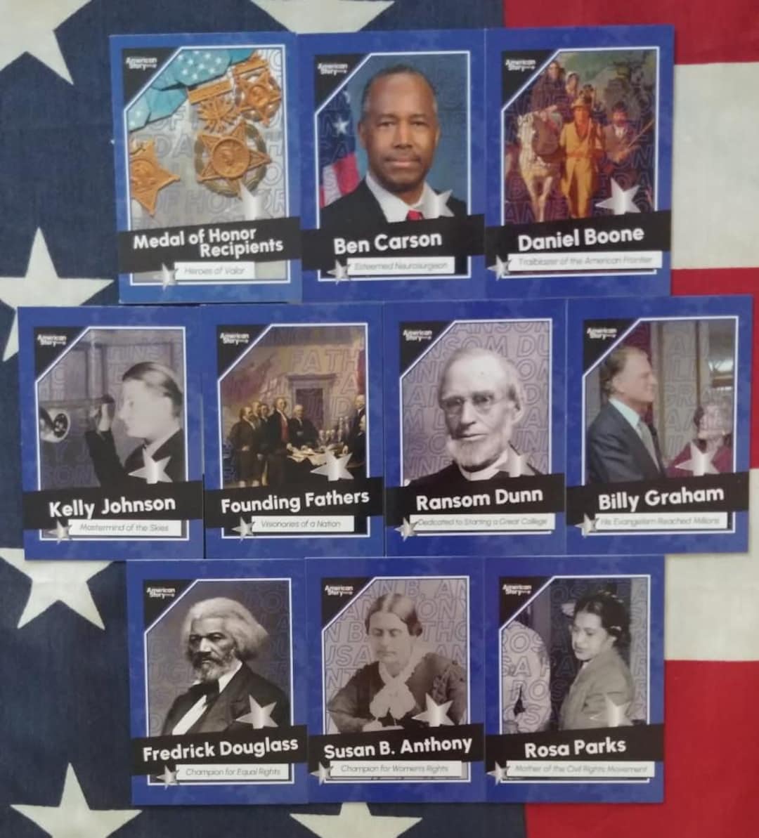 American History Trading Cards | Educational Collection, Series 1 - Etsy
