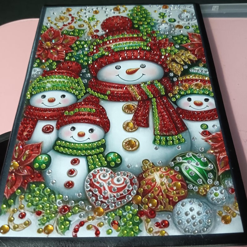 Diamond Painting Snowman - Etsy