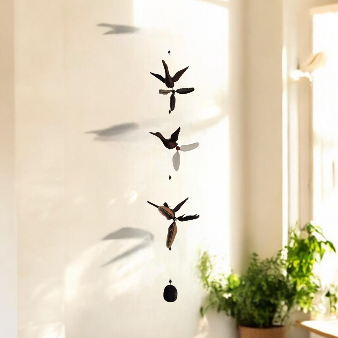 Duck Wind Chime – Rustic Farmhouse Decor, Cute Outdoor Garden Gift for ...