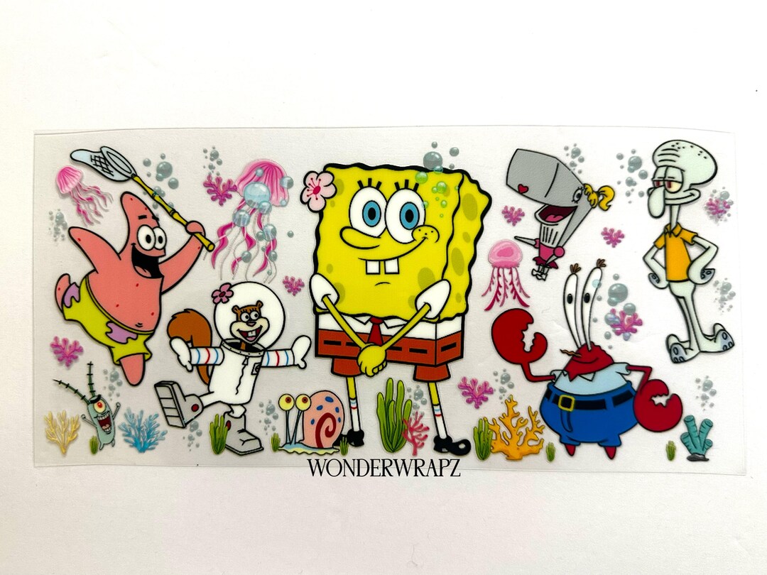 UVDTF Spongebob Bikini Bottom Cup Wrap! Spongebob Theme Stickers. Uvdtf ...