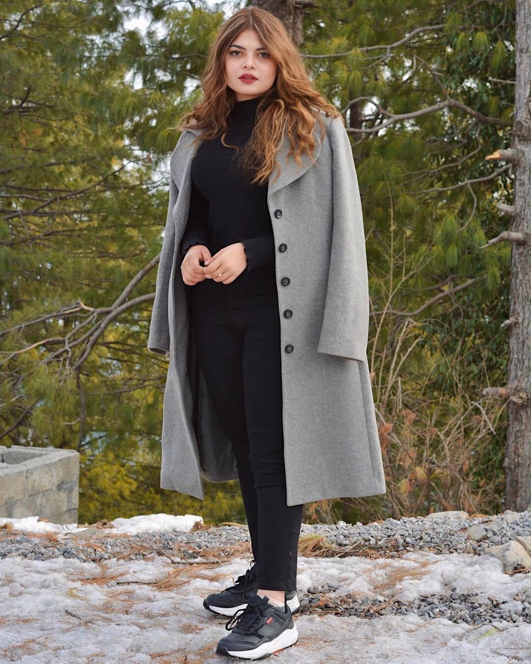 Grey Wool Trench Coat: Long Sleeve Classic Winter Overcoat - Etsy