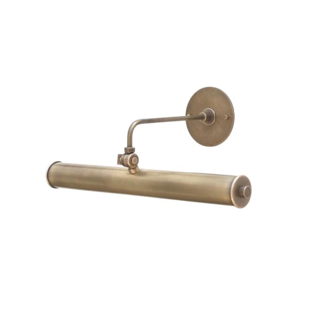 Luminaire Mid Century Modern Brass Picture Vintage Light House of Alle ...