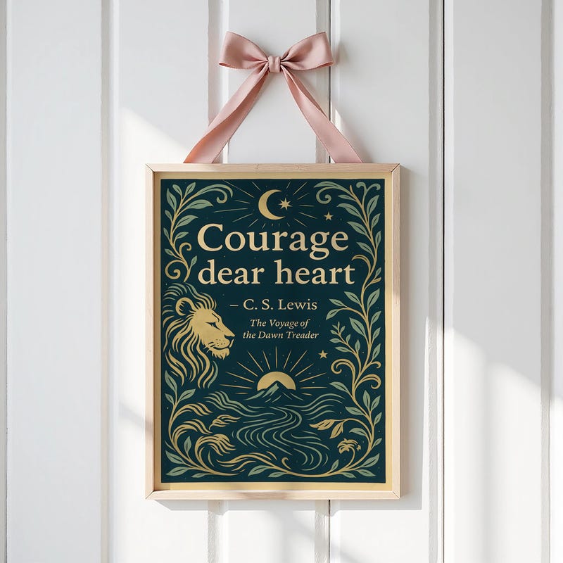 Courage Dear Heart - Etsy