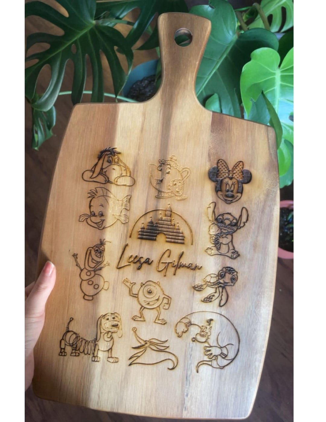 Personalized Disney Cutting Board, Custom Disney Cutting Board, Disney ...