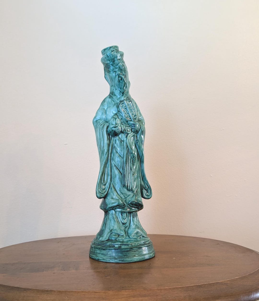 Vintage Asian Figurine, Handmade Ceramic Figurine - Etsy