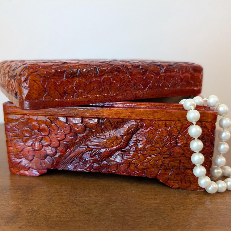 Lacquer Trinket Box - Etsy