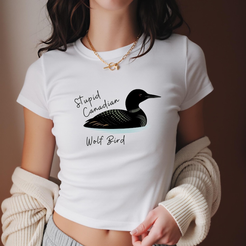 Heated Rivalry Stupid Canadian Wolf Bird Baby Tee, Heated Rivalry Merch ...