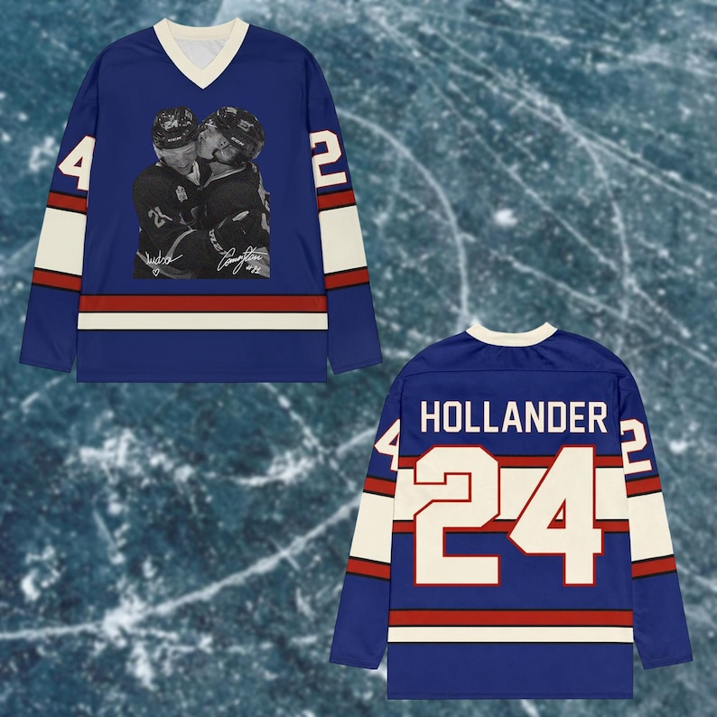 Heated Rivalry ROZANOV & HOLLANDER Hockey Jersey, Ilya Rozanov Shane ...
