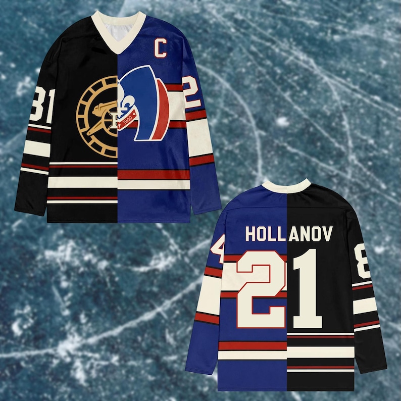 Heated Rivalry ROZANOV & HOLLANDER Hockey Jersey, Ilya Rozanov Shane ...