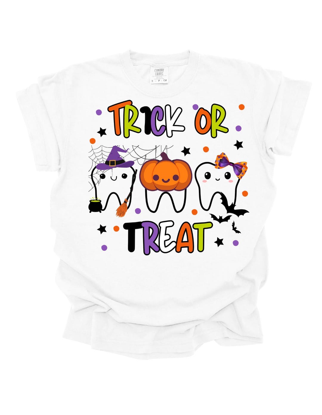 Trick or Treat Cute Teeth PNG, SVG, Halloween Dentist, Dental ...