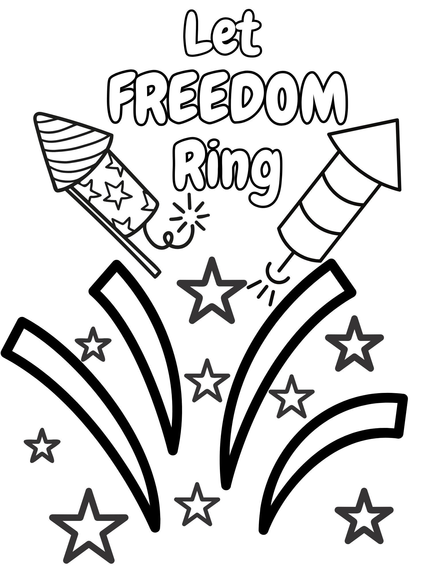 July 4th Coloring Sheets Bundle - Etsy