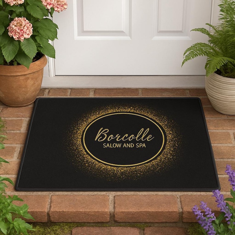 Custom Business Logo Doormat – Personalized Welcome Mat With Company ...