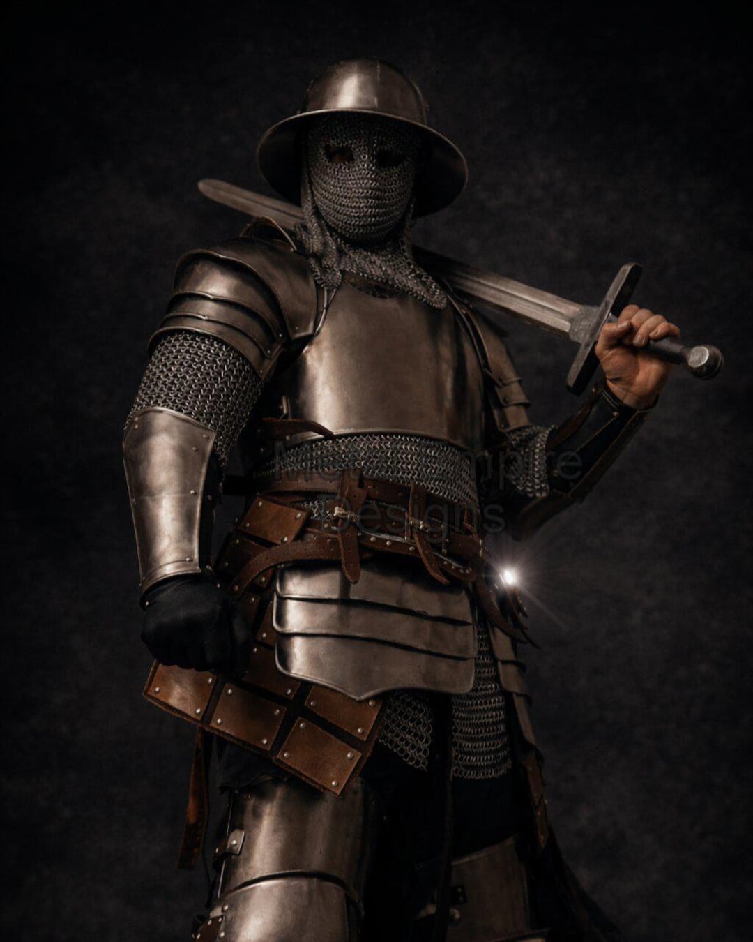 Handcrafted Medieval Knight Armor Set – Full Body Steel Plate With ...