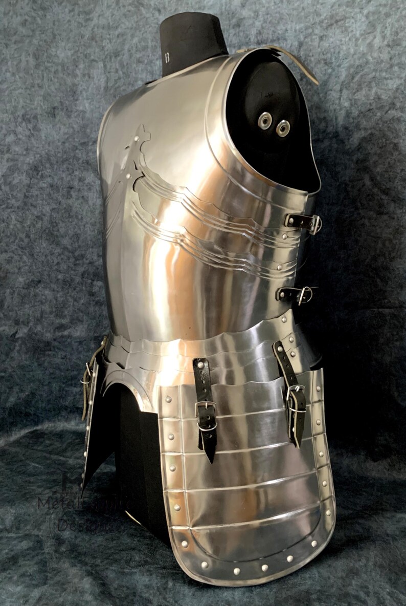 Medieval Knight Steel Armor Breastplate & Tassets - Renaissance Cosplay ...