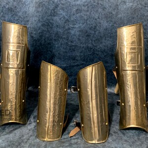 Medieval Viking 300 Spartan King Leonidas Arm Guard and Leg Guard Armor ...