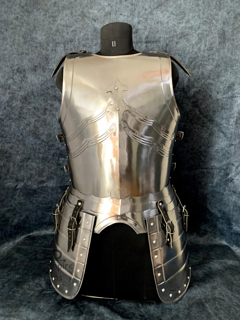 Medieval Knight Steel Armor Breastplate & Tassets - Renaissance Cosplay ...