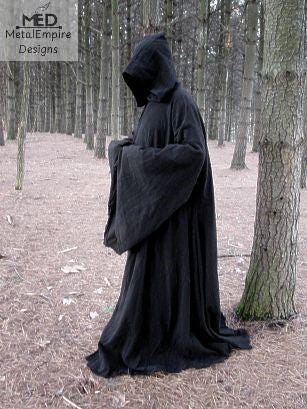 Nazgul Ringwraith Full Costume: Steel Helmet, Gauntlets, Cloak - Lord ...