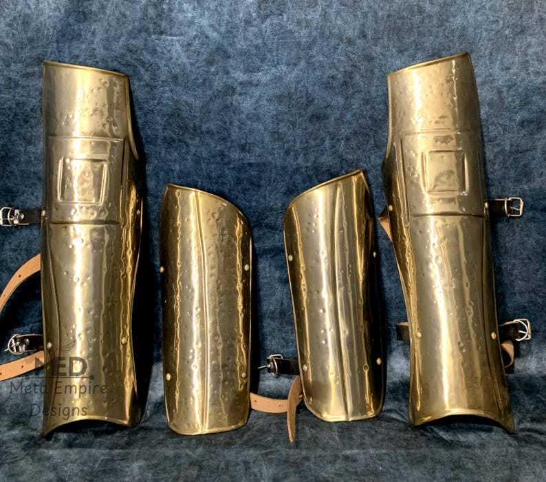 Medieval Viking 300 Spartan King Leonidas Arm Guard and Leg Guard Armor ...
