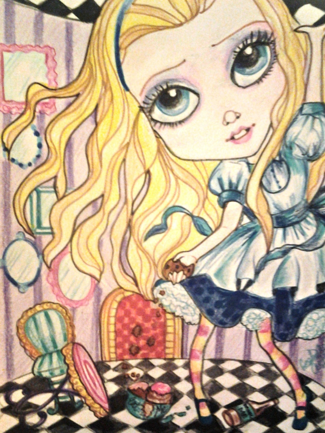 Alice in Wonderland Funky Mini Collection #3 Bigeye Fantasy Fairytale 4 ...