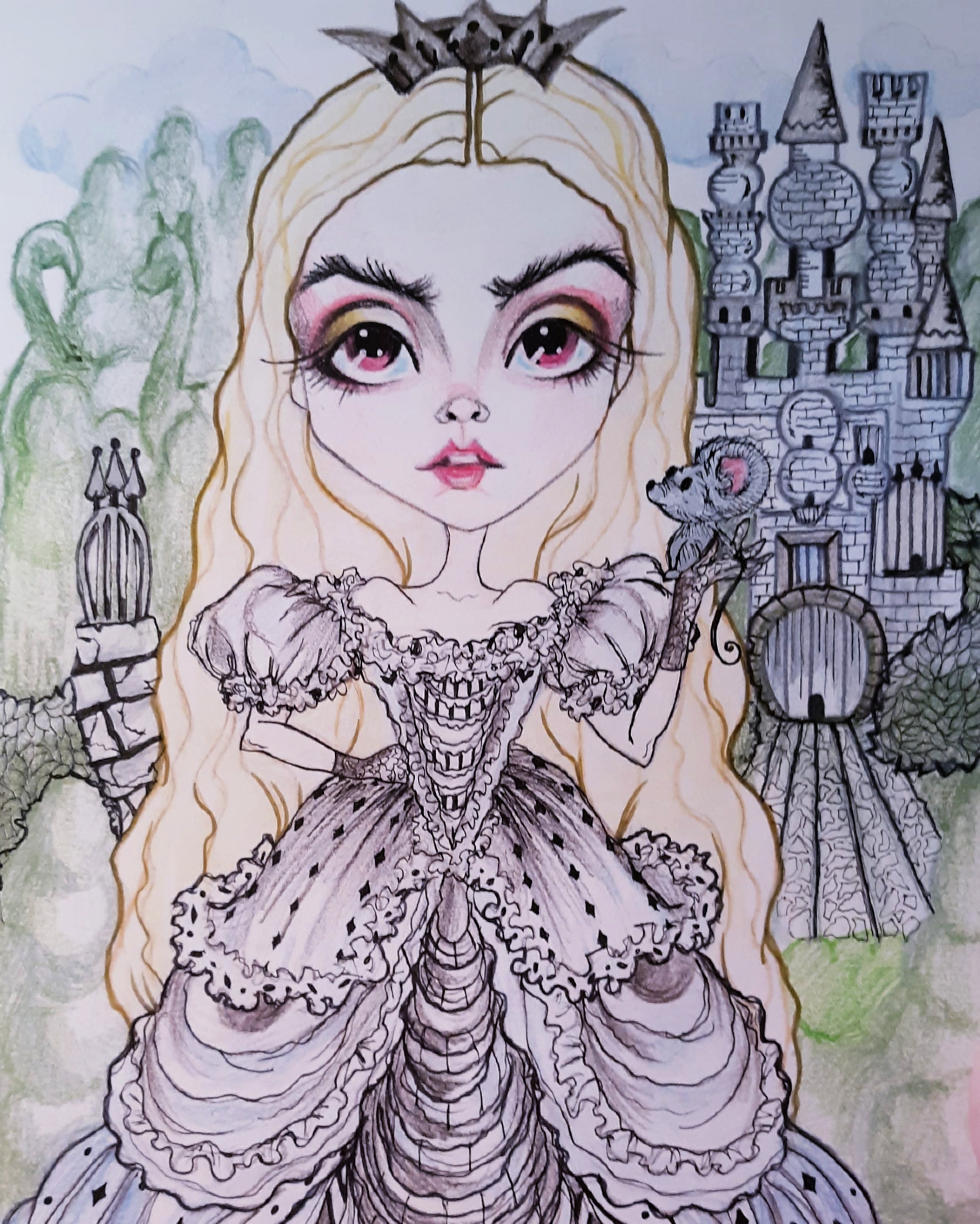 The White Queen Alice In Wonderland