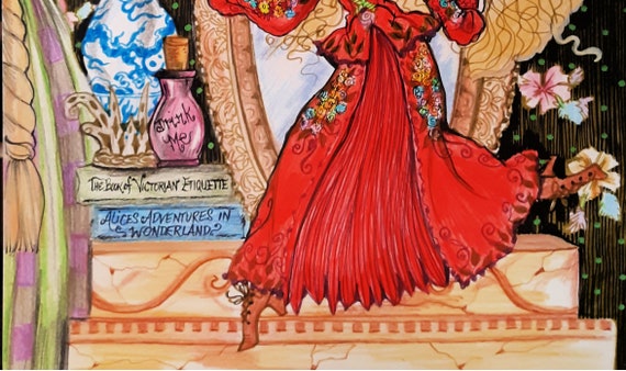 Art & Collectibles alice in wonderland art print Limited Edition Alice ...